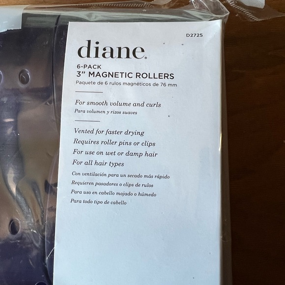 Diane | Accessories | Diane 3inch Magnetic Hair Rollers 6 Rolls ...